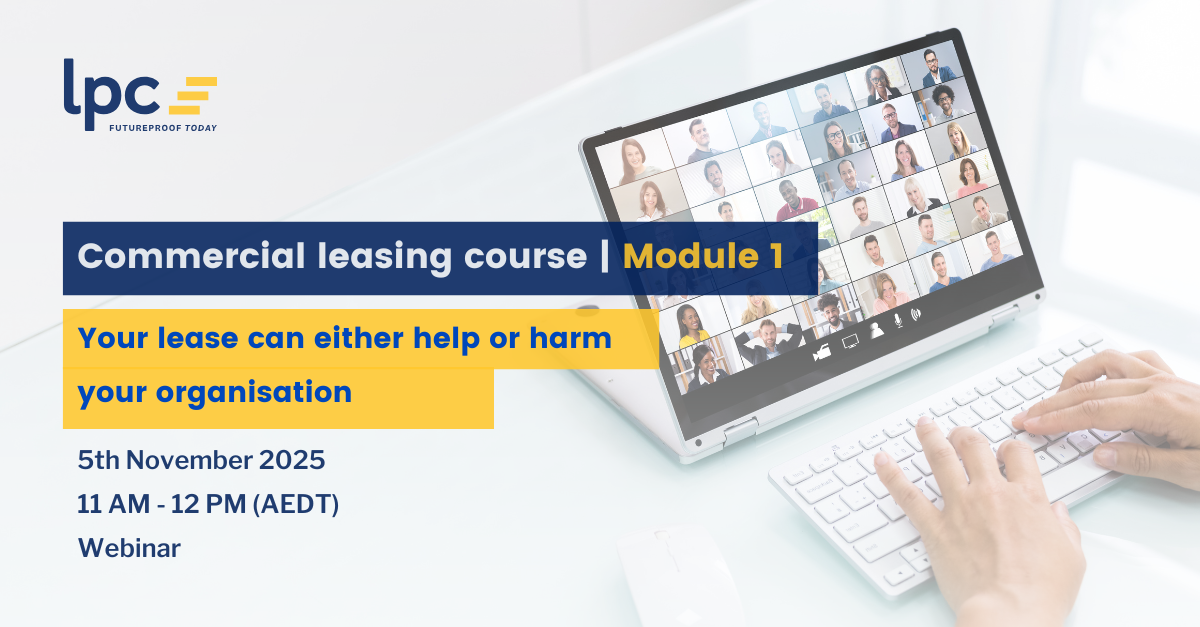New Booking | Commercial leasing course | Module 1 | LPC